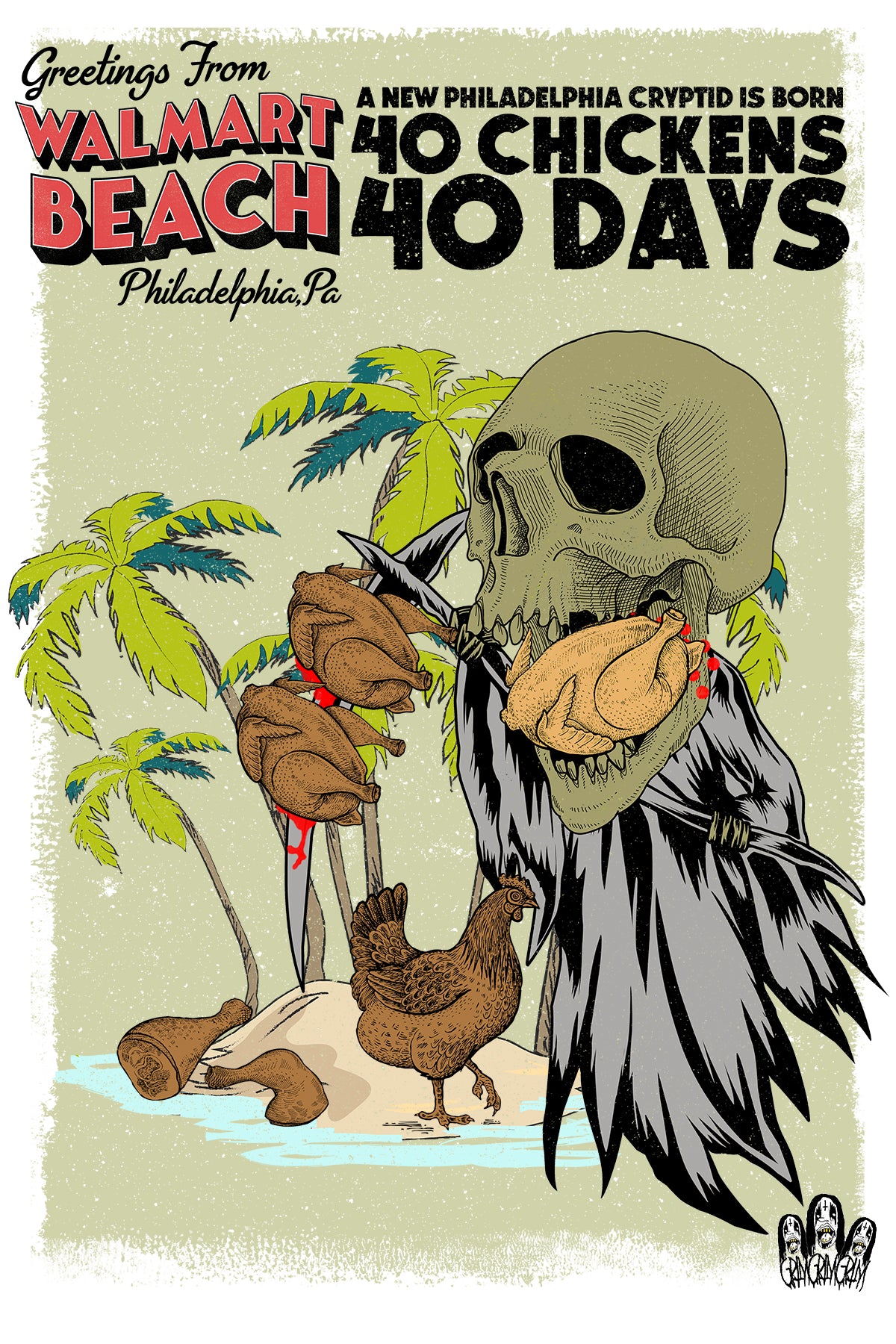 The Chicken Man Print – GRIMGRIMGRIM